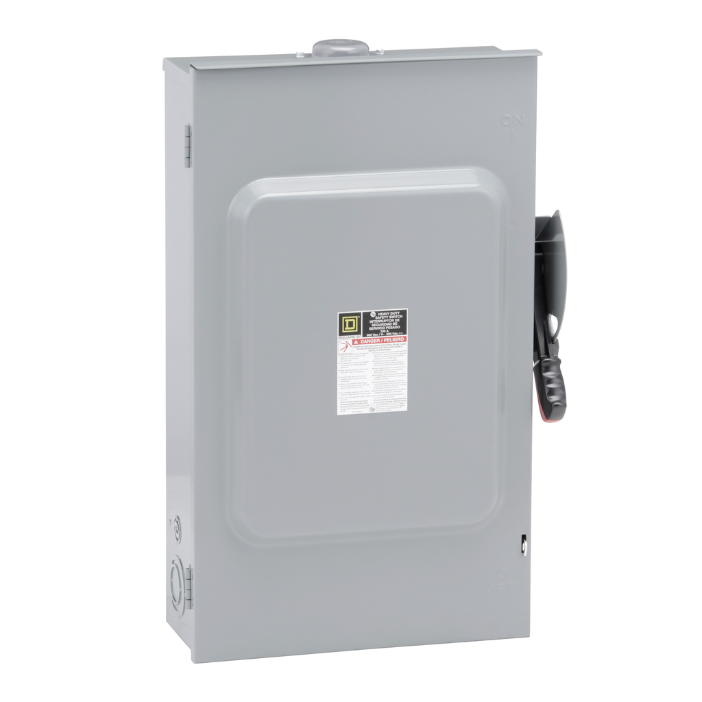 Safety switch, heavy duty, fusible, 200A, 4 wire, 3 pole, 1 neutral, 1 ...